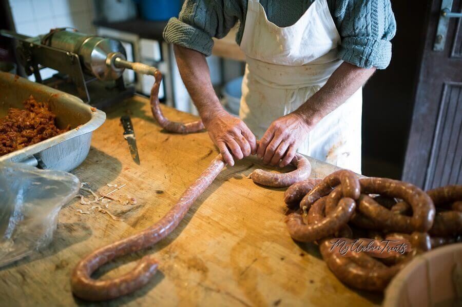 Homemade Hungarian Sausage a family recipe by guest Chef Peter