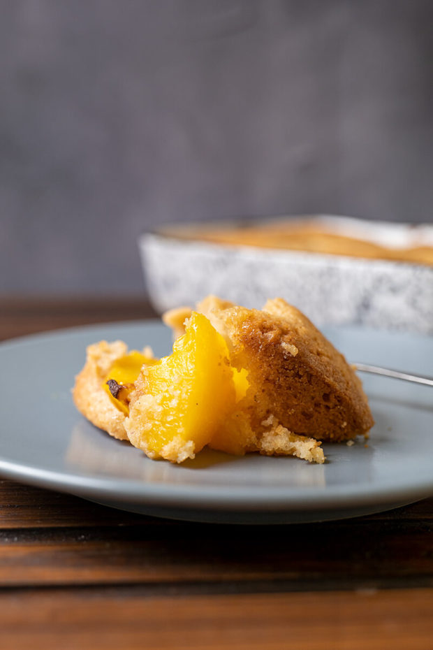 Quick and Easy Peach Dump Cake from Scratch | My Urban Treats