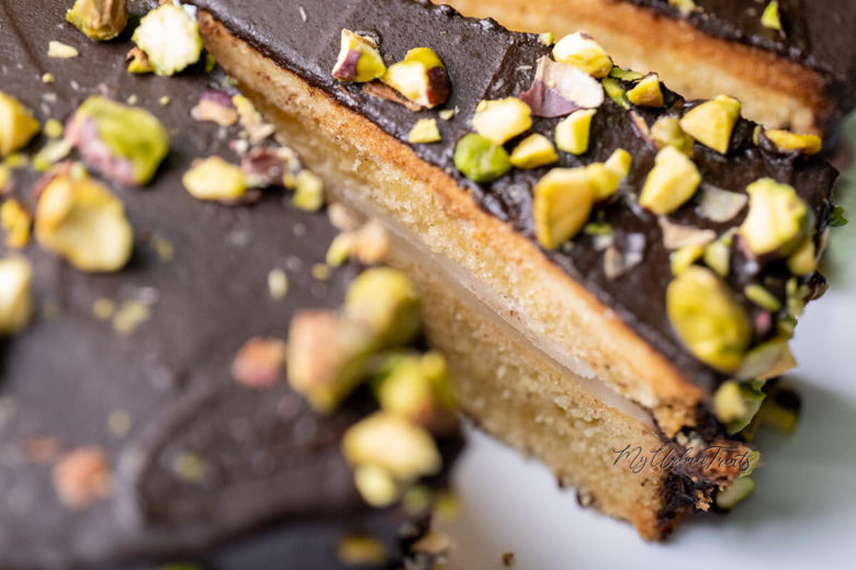 Marzipan Cake with Chocolate Ganache | My Urban Treats