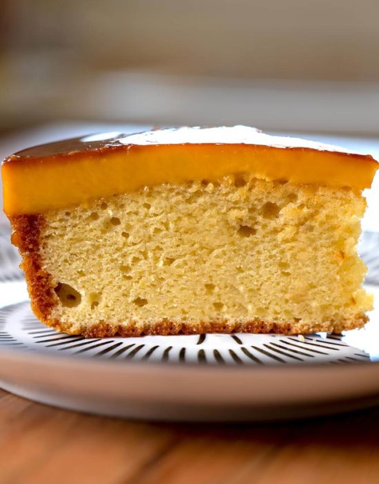 Custard Cake with Caramel - My Urban Treats